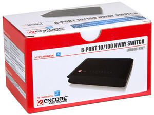 Switch ENCORE, Full duplex / Half duplex, 8 Puertos, 10/100Mbps. | pcel.com