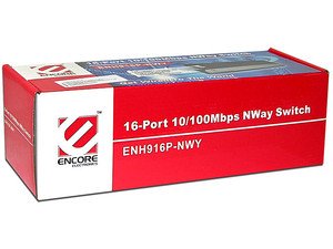 Switch ENCORE, Full duplex / Half duplex, 16 Puertos, 10/100Mbps ...