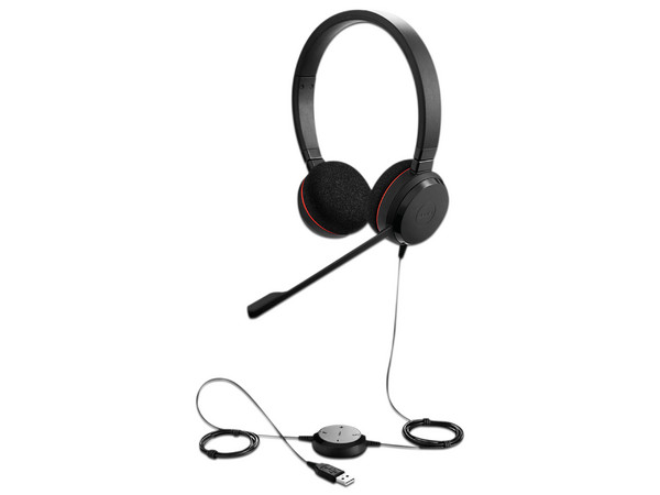 Audífonos Jabra Evolve 20 DUO con conexión USB, micrófono con ...