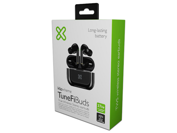 Audífonos Inalámbricos Klip Xtreme TuneFiBuds Con estuche de Carga, Bluetooth 5.1, IPX6, Color ...