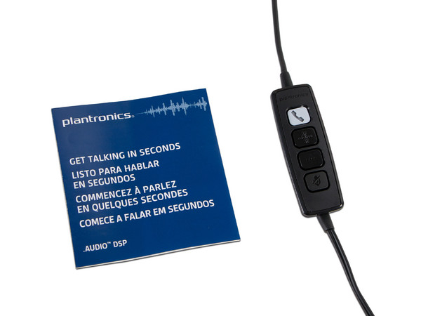 Diadema Plantronics Audio 628 con micrófono y control de volumen, USB.