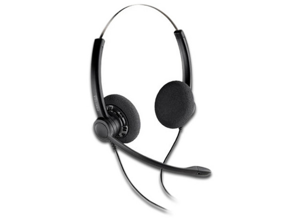 Diadema Plantronics SP12 Binaurale, con conector RJ11 alámbrico. Color ...