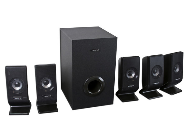 Bocinas Creative Inspire A500 5.1, RMS total de 17 Watts RMS