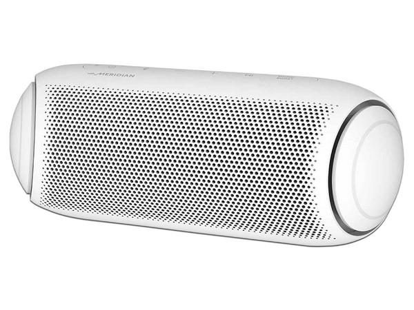 Bocina portátil LG XBOOM Go PL7, Bluetooth 5.0, IPX5. Color Blanco.