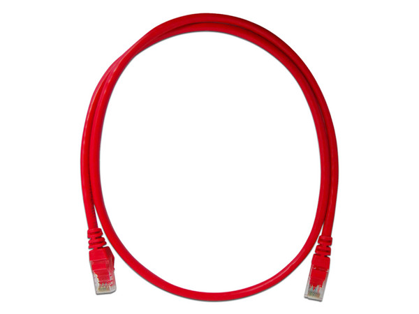 Cable de Red Enson PRO-II P6009R, RJ45 Cat6, longitud 0.9m. Color Rojo.
