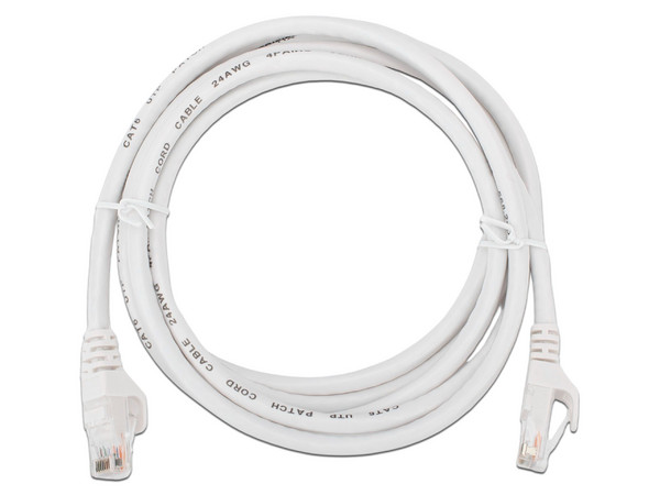 Cable de parcheo UTP Hikvision Cat6, RJ-45, 2 Metros, Color Blanco.