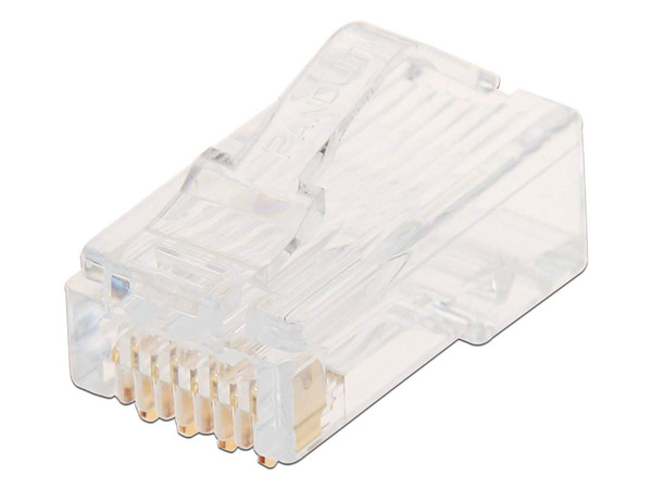 Plugs RJ-45 Panduit, Cat 5e, paquete con 50 piezas.