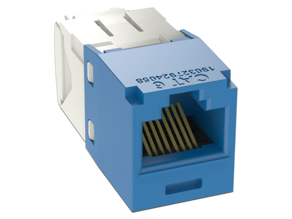 Conector Jack Panduit CJ688TGBU, RJ45, Cat6. Color Azul.