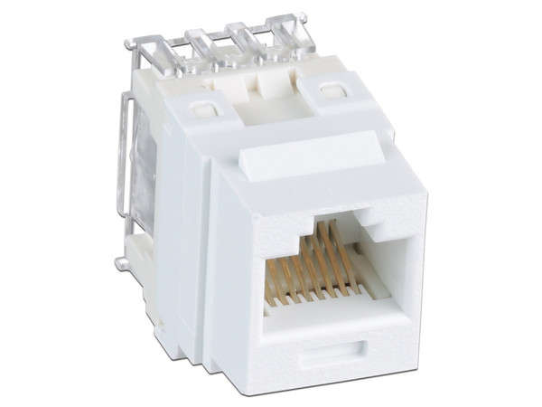 Conector Jack Panduit, RJ-45 Cat6. Color Blanco.