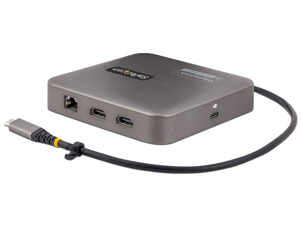 Adaptador Multipuertos Startech de USB-C (M) a HDMI, RJ45, USB.