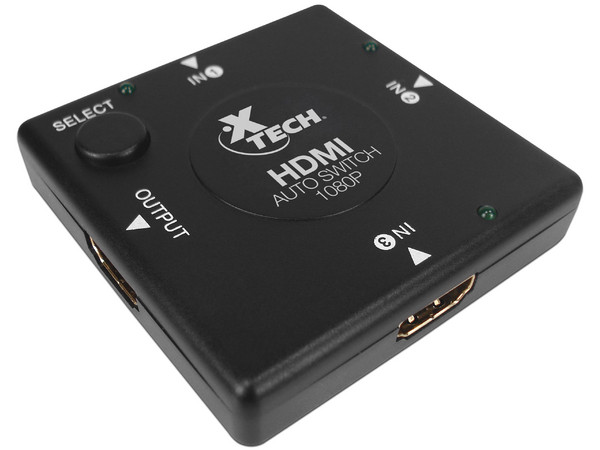 Splitter Divisor Xtech XTA3OO, 3 HDMI.