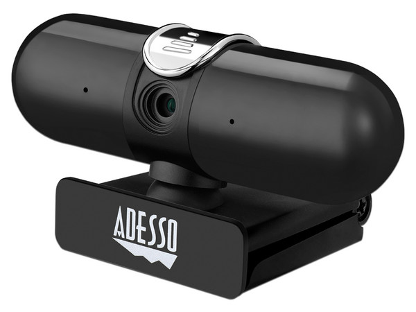 Cámara web Adesso CyberTrack H7, QHD 2K, micrófono, USB.