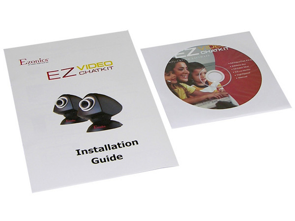 Cámara Web Ezonics VideoChat Kit, USB. Color Negro