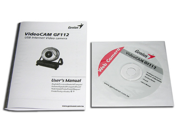 Cámara Web Genius GF112, 352x288, 100K pixels. USB