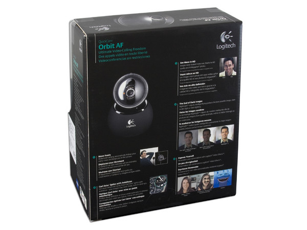 Cámara Web Logitech QuickCam Orbit AF, Resolución de 960x720, USB
