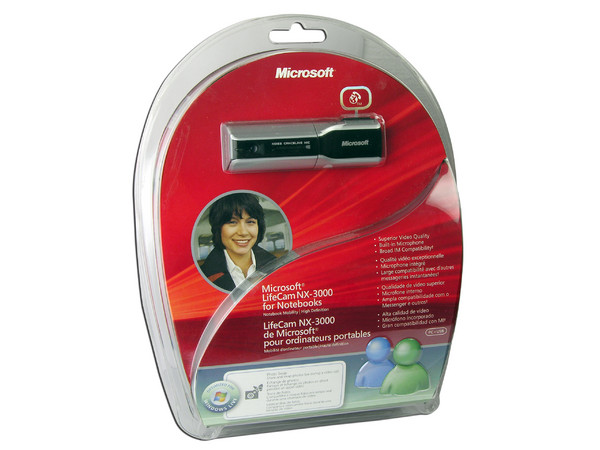 WebCam Microsoft LifeCam NX-3000, Micrófono integrado, para Laptop, USB.