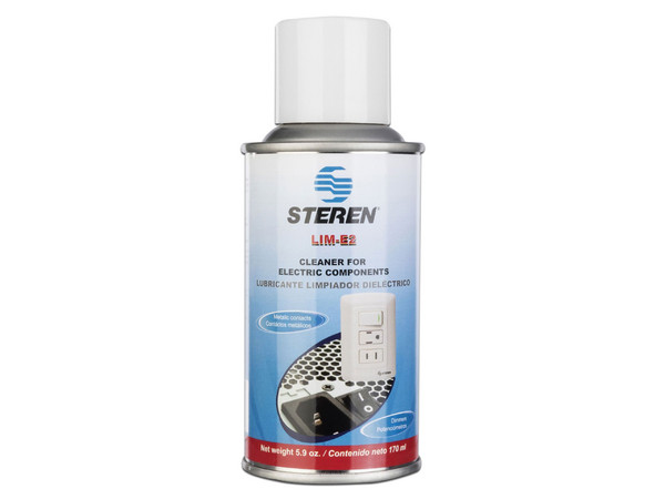 Limpiador y Lubricante Steren LIM-E2 para contactos mecánicos, 170 ml.