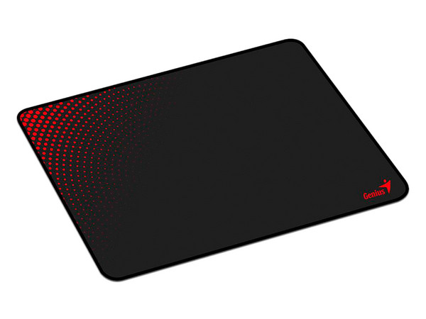 Mouse Pad Genius G-Pad 230S, Tamaño L, 23 x 19 cm. Color Negro/Rojo.