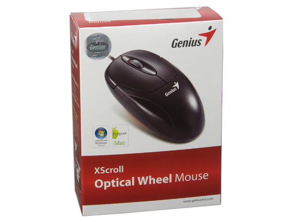 Mouse Genius XScroll óptico, USB. Color Negro
