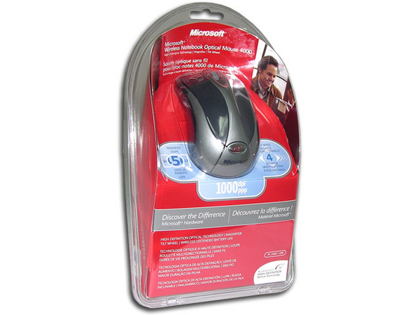 Mouse Microsoft Wireless Notebook Optical Mouse 4000, Alta Definición ...