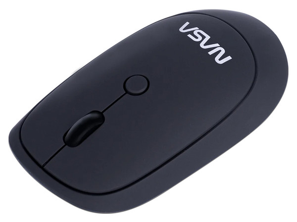 Mouse Óptico Inalámbrico TechZone NS-MIS01, receptor USB, Color Negro.