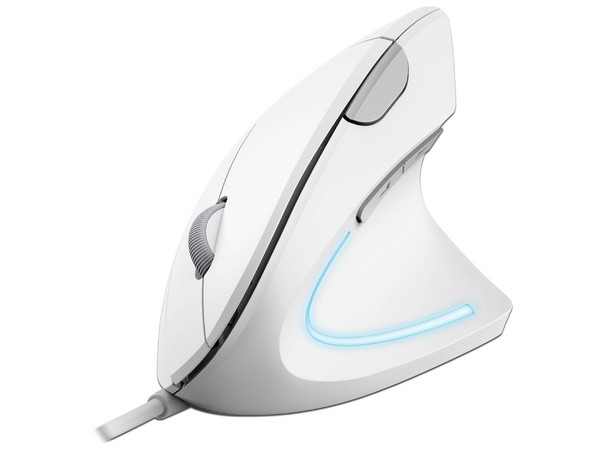 Mouse Ergonómico Trust Verto 25133 con Diseño Vertical y Resolución Personalizable de 1600 DPI ...
