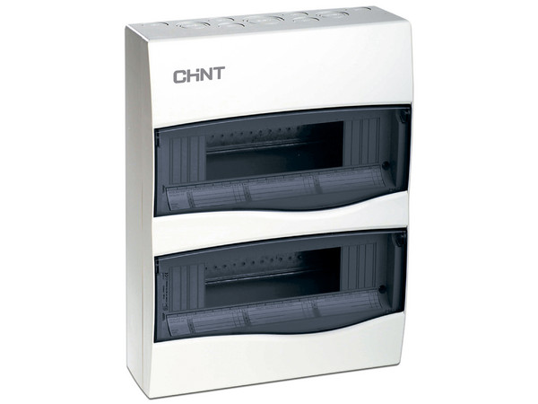 Caja de Distribución CHINT de 24 Módulos, Para Sobreponer, IP40, Color Blanco.
