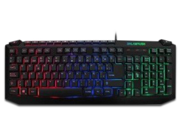Teclado Gamer Balam Rush Balack, USB, RGB de 3 colores.