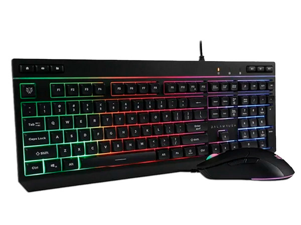 Kit Teclado y Mouse Gamer Balam Rush Squad Master Plus KTM555, Membrana ...