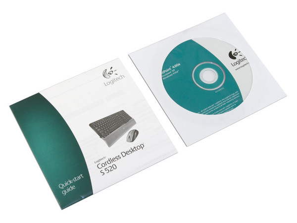 Teclado y Mouse inalámbricos Logitech Cordless Desktop S520