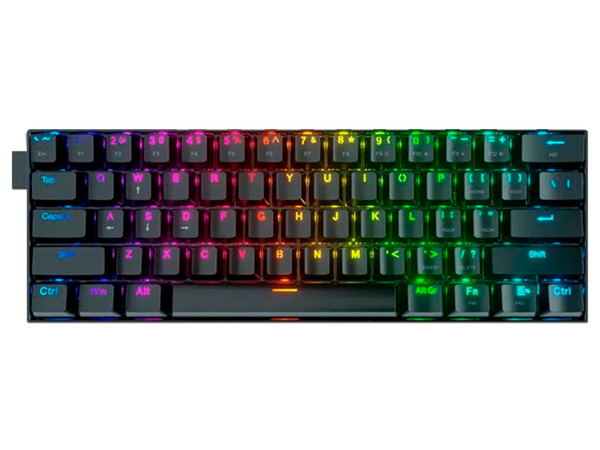 Teclado Mécanico Compacto 60% Redragon Dragonborn K630, Brown switch ...