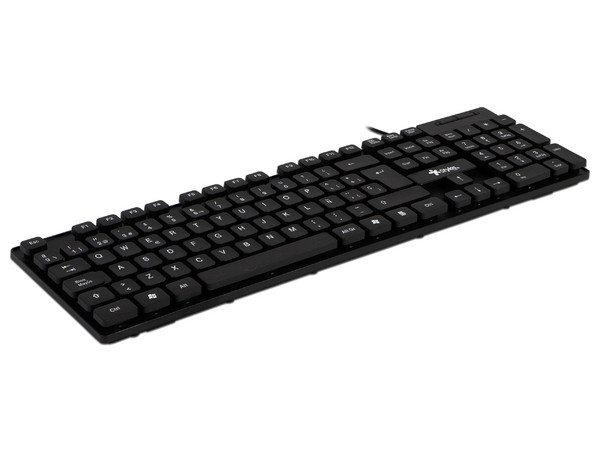Kit de teclado estandar y mouse óptico Stylos, USB