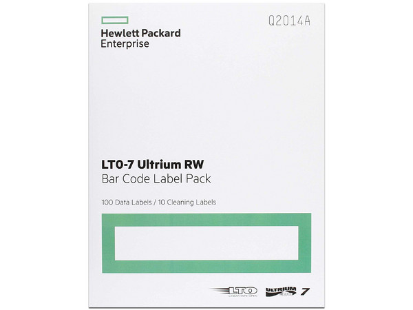 Paquete de etiquetas HP LTO-7 Ultrium RW, 100 etiquetas de datos y 10 ...