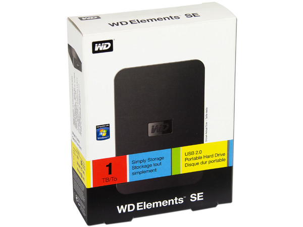 Disco Duro Portátil Western Digital Elements SE de 1 TB, USB 2.0. Color ...