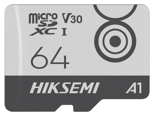 Memoria Hiksemi microSDHC de 64 GB, clase 10, Especializada Para Videovigilancia Móvil, Soporta ...