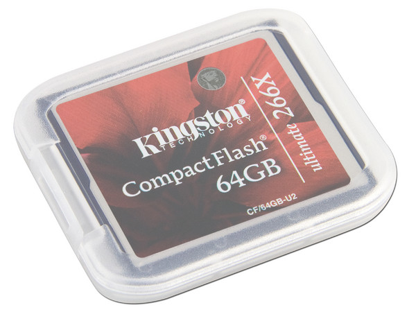 Memoria Kingston Compact Flash de 64 GB Ultimate 266X.