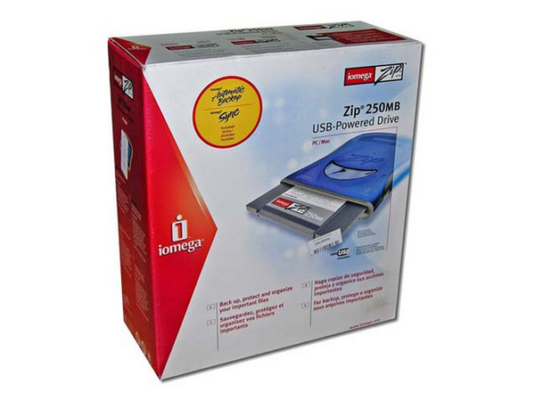 Unidad ZIP Externa de 250Mb USB para PC y MAC