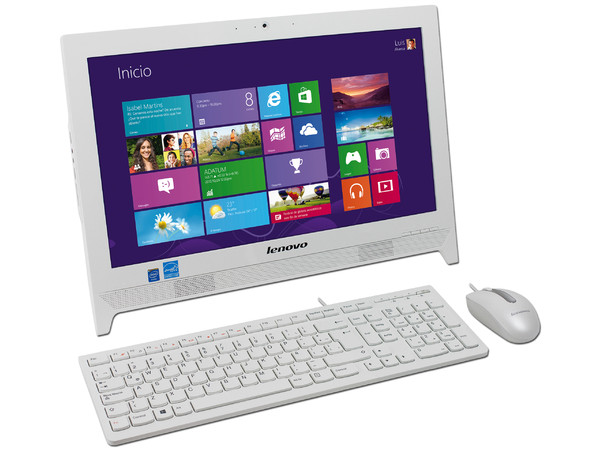 Computadora AIO Lenovo C260, Procesador Intel Celeron J1800 (hasta 2.58 GHz), Memoria de 4 GB ...
