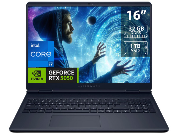 Laptop Gamer Alienware AC16250: Procesador Intel Core 7 240H (hasta 5.2 ...