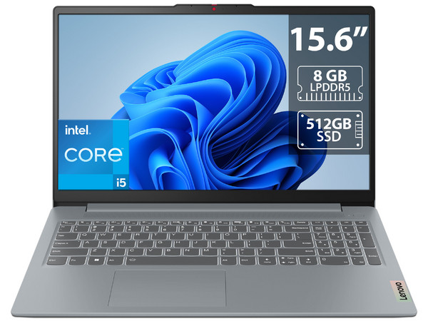 Laptop Lenovo IdeaPad Slim 3: Procesador Intel Core i5 12450H (Hasta 4. ...