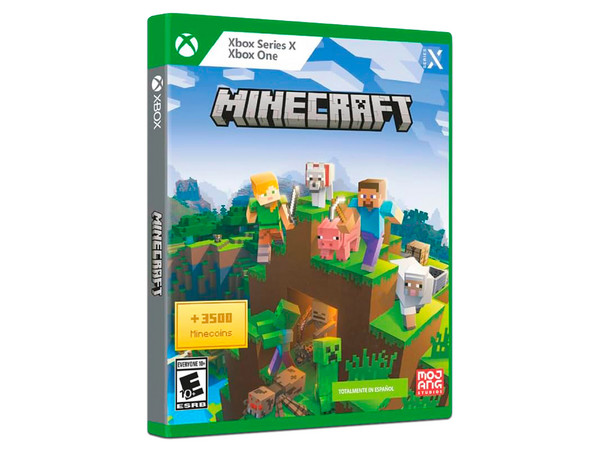 Videojuego Minecraft y 3500 Minecoins para Xbox One y Series X/S.