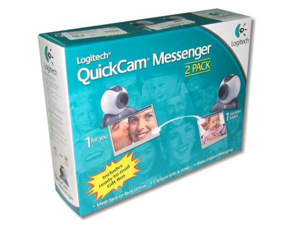 Paquete de 2 Video Camaras Logitech QuickCam Messenger