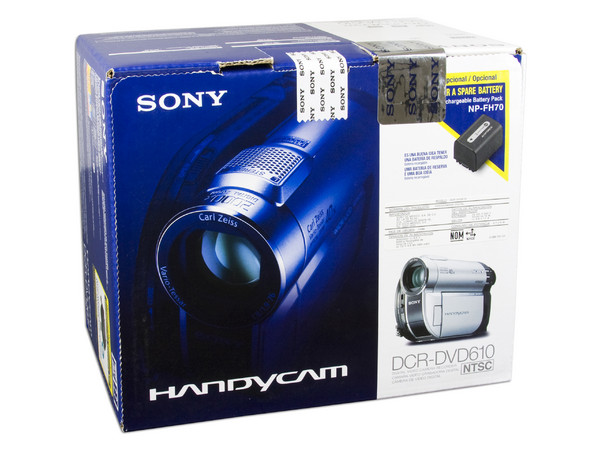 Cámara de Video Sony DCR-DVD610, Zoom Óptico 40x, MiniDVD