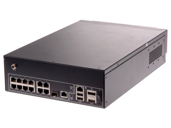 Grabador Todo en Uno con Switch PoE AXIS S2212 de 12 Canales para ...