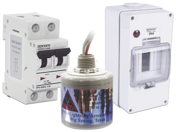 Kit de Centro de Carga Para Corriente Directa Epcom, Breaker de hasta ...