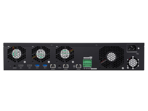 NVR Hanwha XRN-6410RB2 de 64 Canales 8K, 8 Bahías de discos duros (no ...