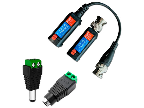Kit Vídeo Balum Ahd Provision ISR, incluye 4 conectores de energía para ...