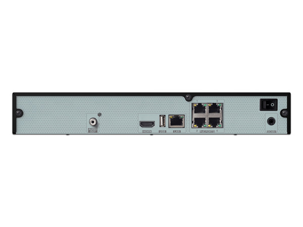 NVR Provision ISR NVR5-4100PXN(MM) de 4 canales, hasta 5MP, HDMI, VGA, PoE.