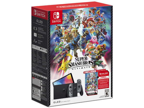Consola Nintendo Switch OLED de 64GB, Edición Super Smash Bros Ultimate ...