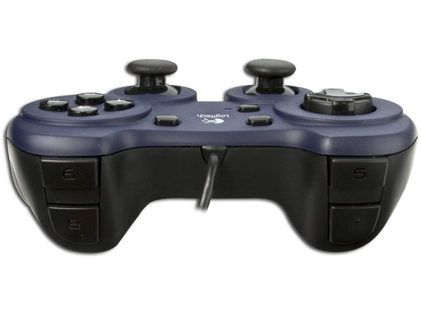 Game Pad Logitech Dual Action para PC, 10 botones, 2 Sticks análogos. USB